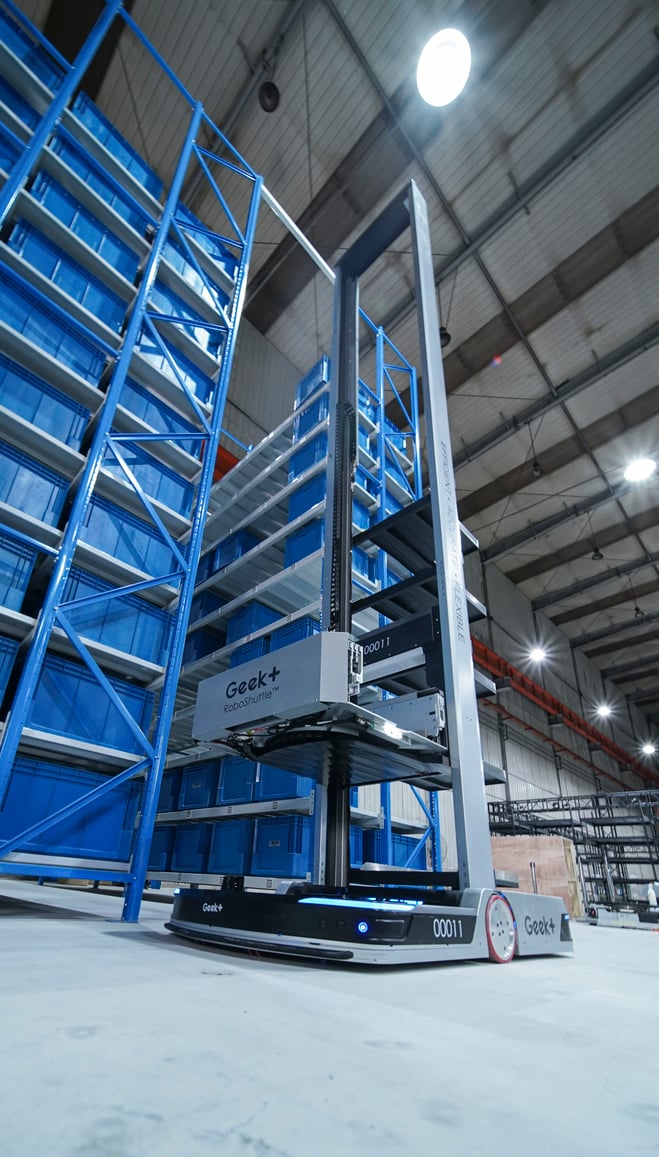 Geek+ RoboShuttle C200M achieves ETL certification to UL 3100 standard