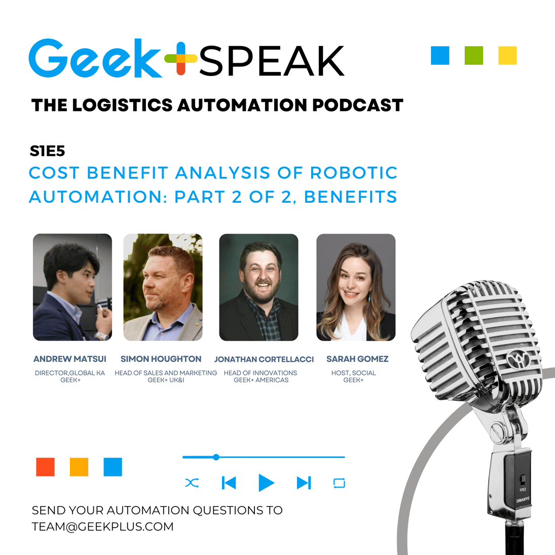 Geek+Speak The Logistics Automation Podcast Episode 5: Cost Benefit ...