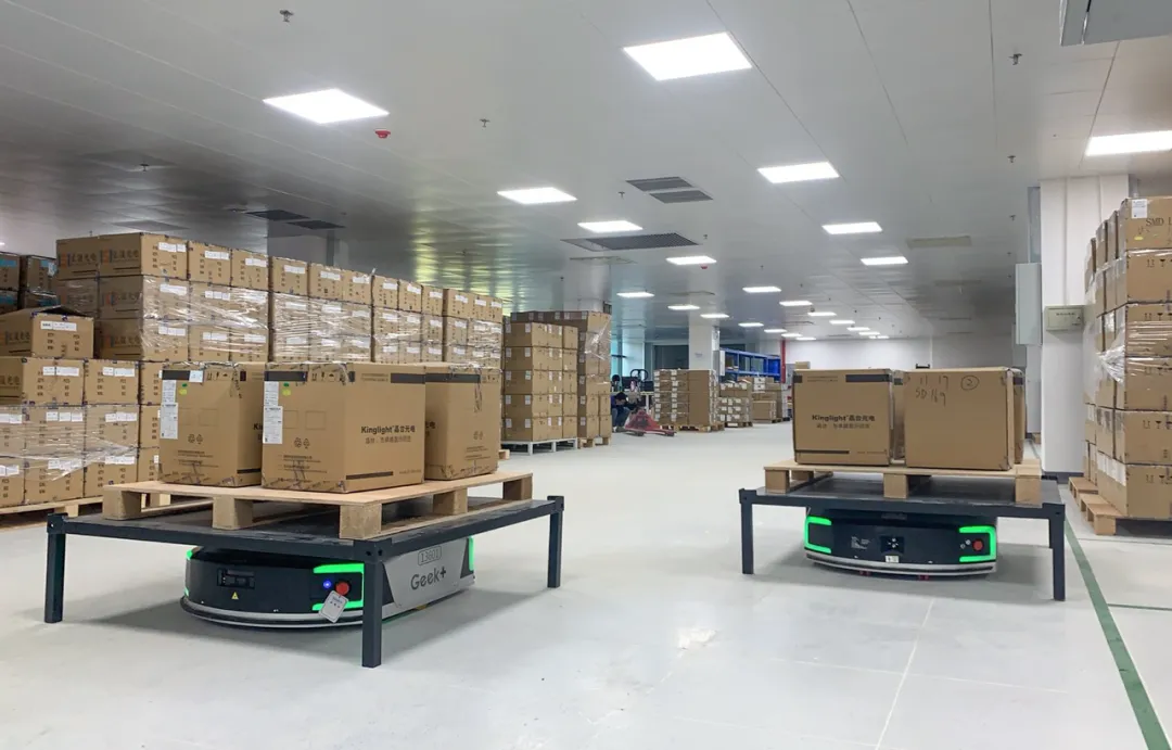 Geek+ technology upgrades world's largest smart LED manufacturing facility