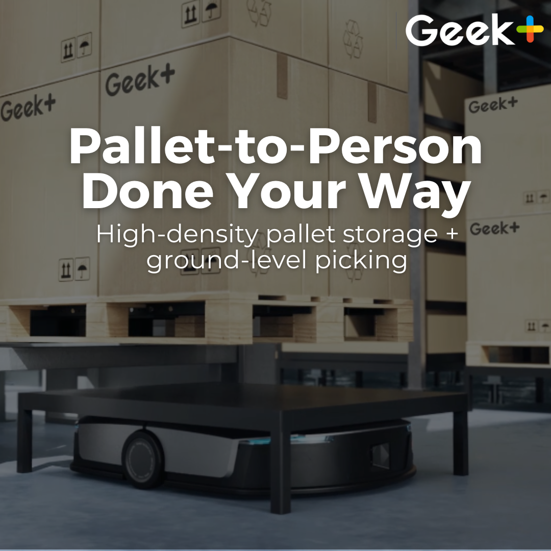 Pallet storage innovation led Geekplus to a reliable, hybrid solution
