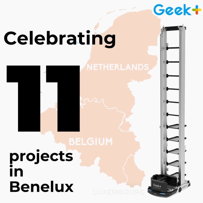 Geekplus brings flexible warehouse automation to Benelux